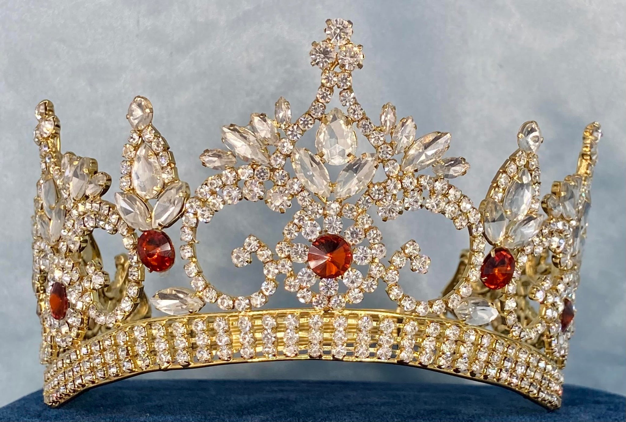 Dark Amber Princess Royal Rhinestone Tiara – CrownMasters